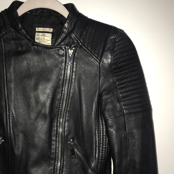 Zara | Jackets & Coats | Zara Real Leather Moto Jacket | Poshmark